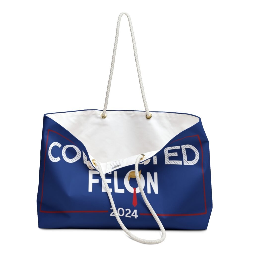 Convicted Felon - Trump 2024 - Stars - Iconic Hair and Tie - Weekender ...